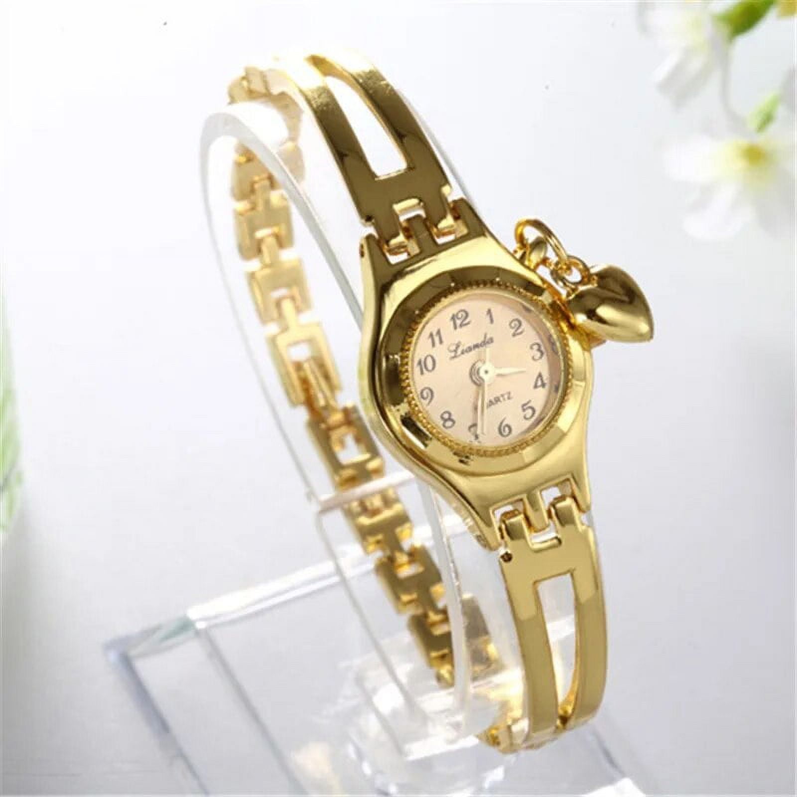 Women Bracelet Watch Mujer Golden Relojes Small Dial Quartz Leisure ...