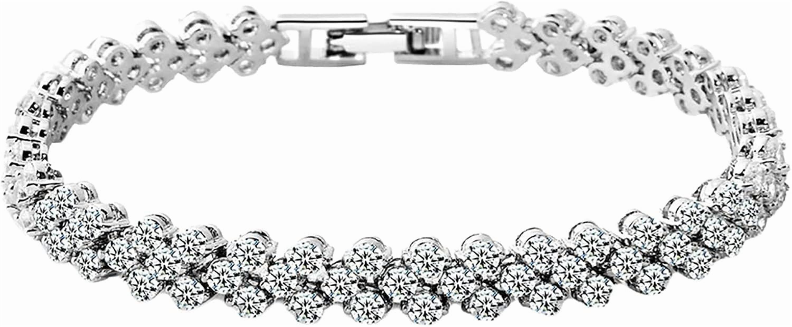 Women Bracelets 925 Sterling Silver Bracelets Fashion Vintage Couples ...