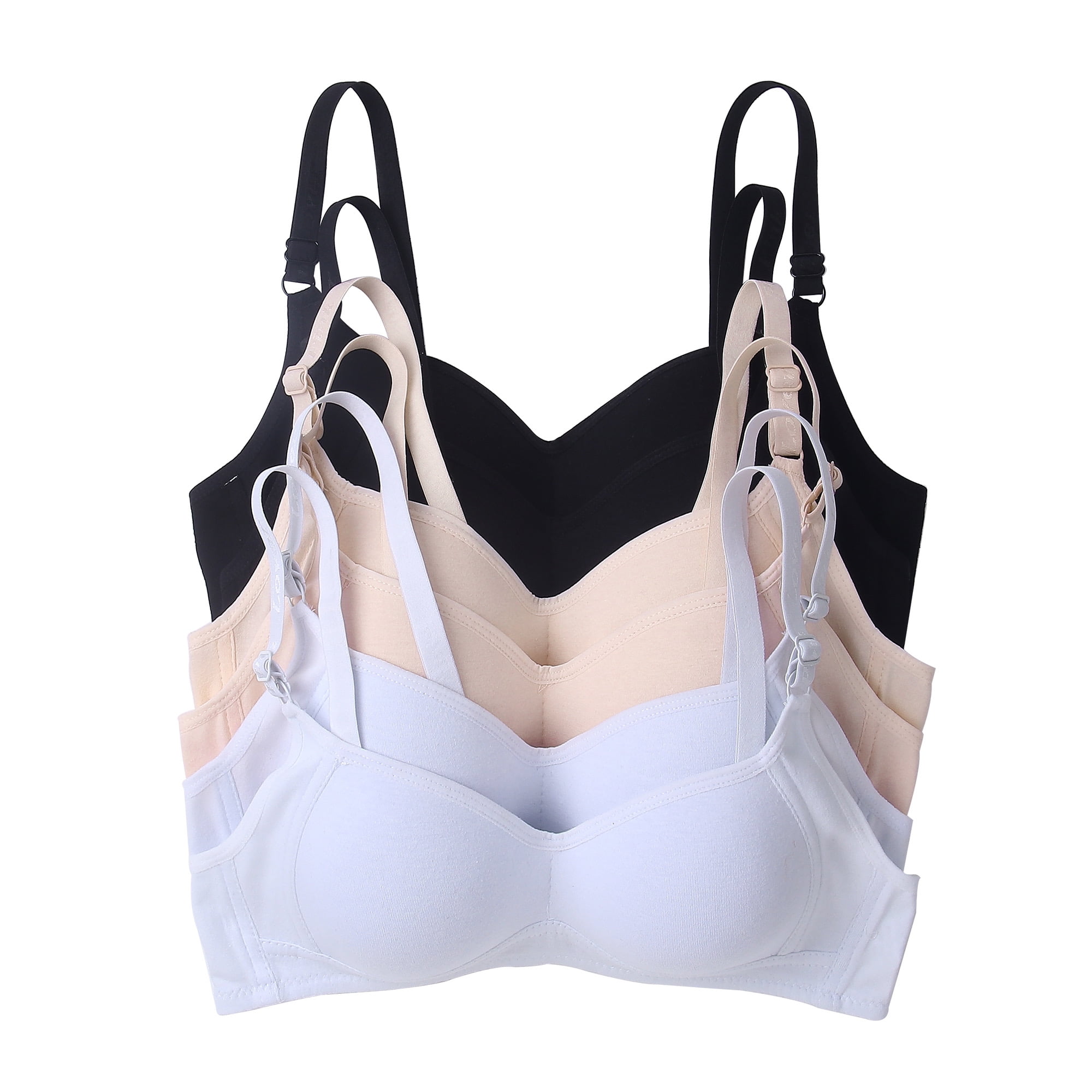 Women Bras 6 pack of No Wire Free Bra A cup B cup C cup 32A (6854 ...