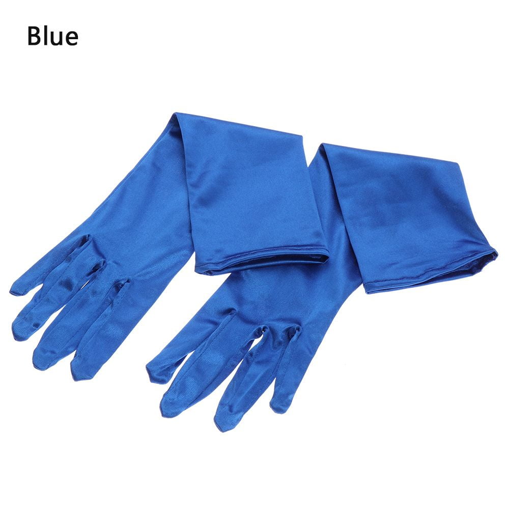 Women Bridal Elbow Wedding Prom Costume Flapper Gloves Finger Long ...