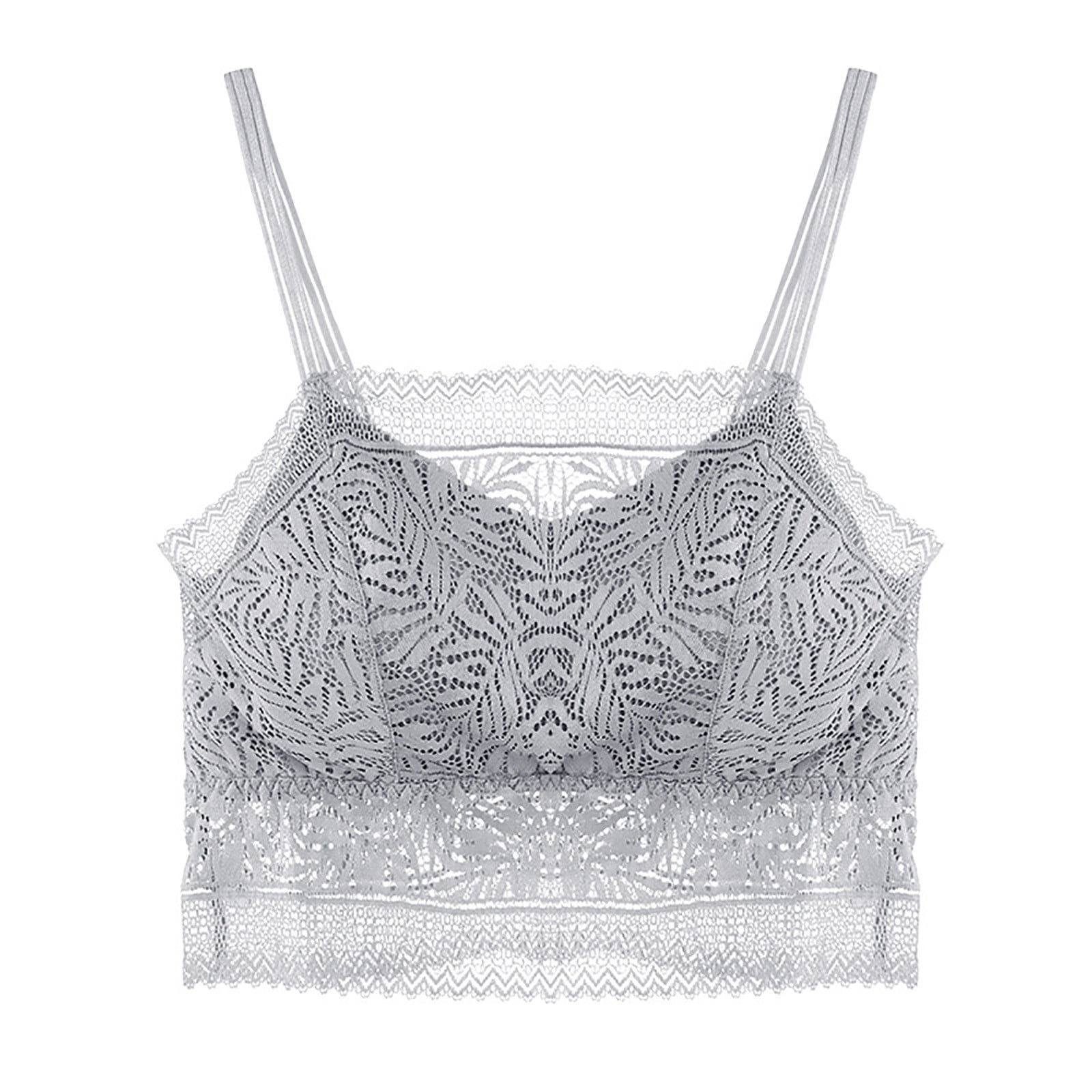 Women Cami Tank Tops Floral Lace V Neck Bra Ladies Adjustable Strap ...