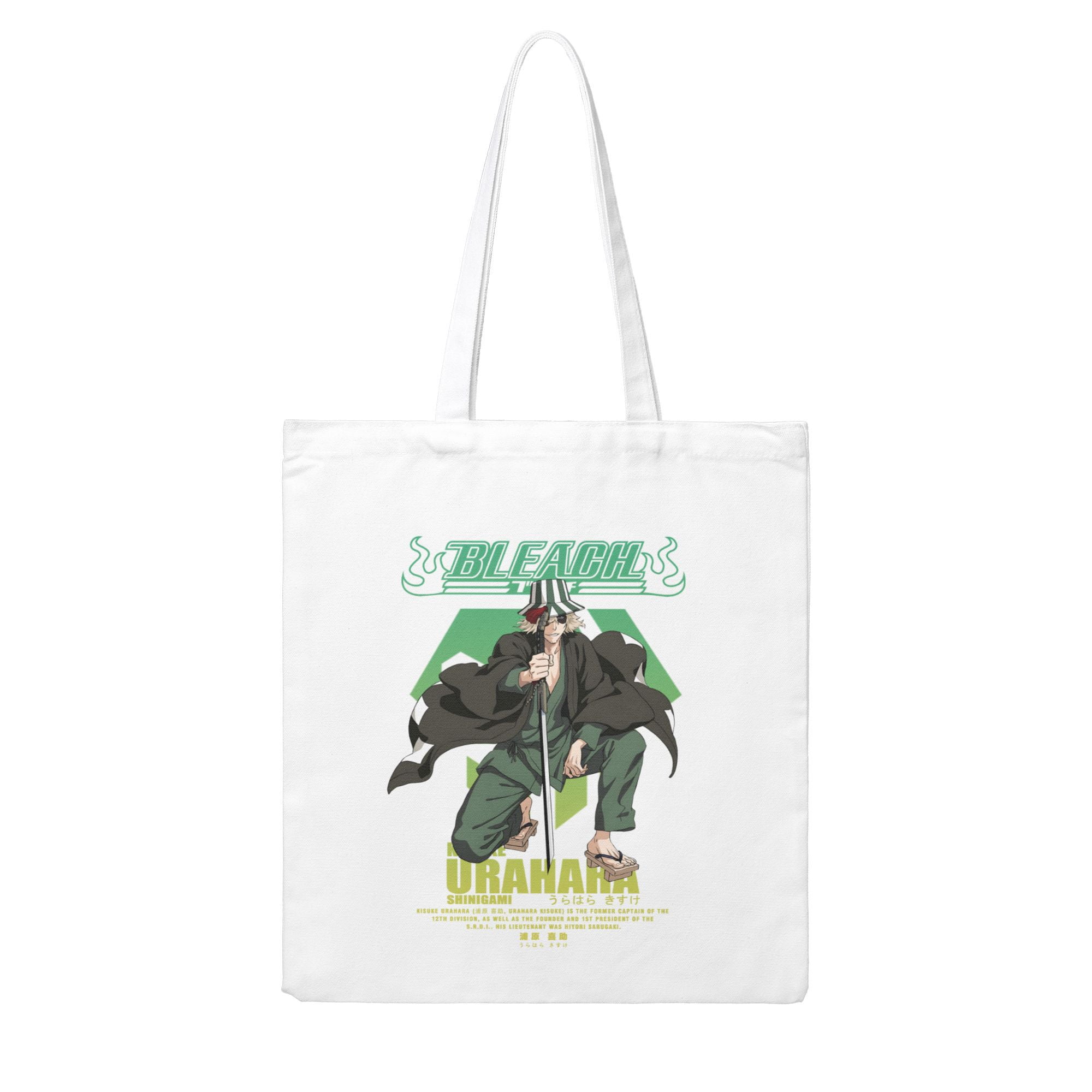 Women Canvas Tote Bags - Reusable Bleach Urahara Kisuke Cloth Shoulder ...