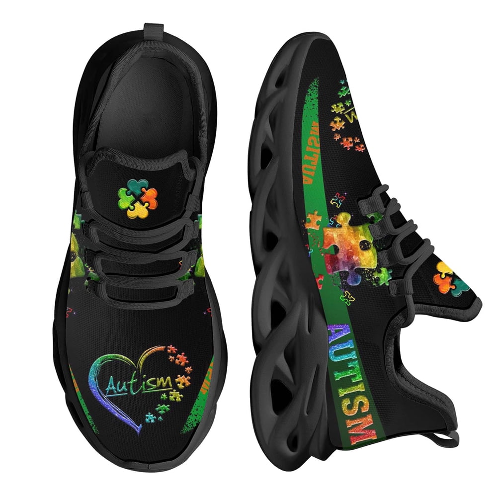 Women Casual Shoes Fashion Height-increasing Mesh Sneakers Autism ...