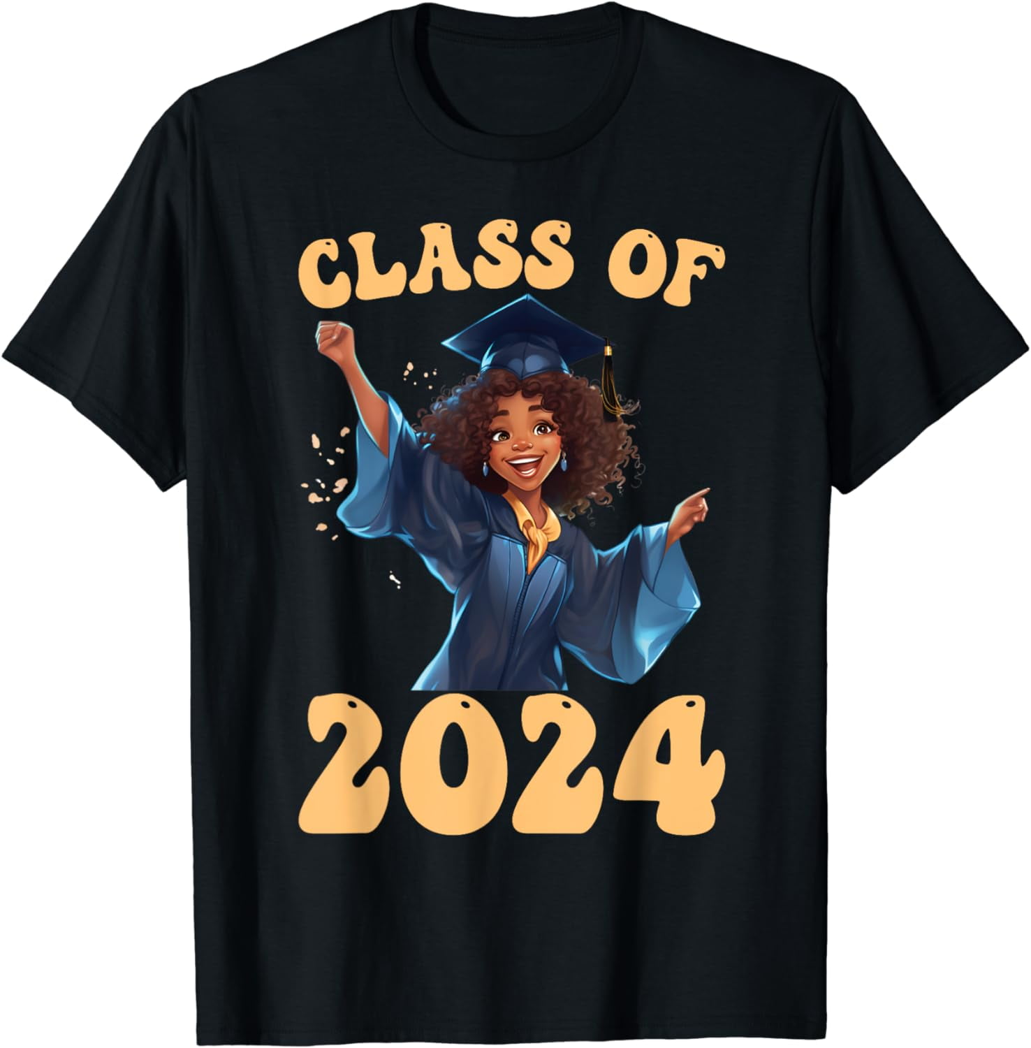 Women Class Of 2024 Senior Graduate Shirts, Graduation Girls T-Shirt ...