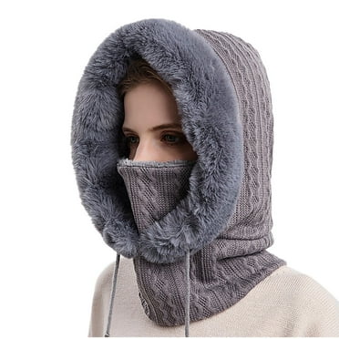 4 in 1 Winter Thermal FLEECE Swat Ski Neck Hoods Full Face Mask Cover ...