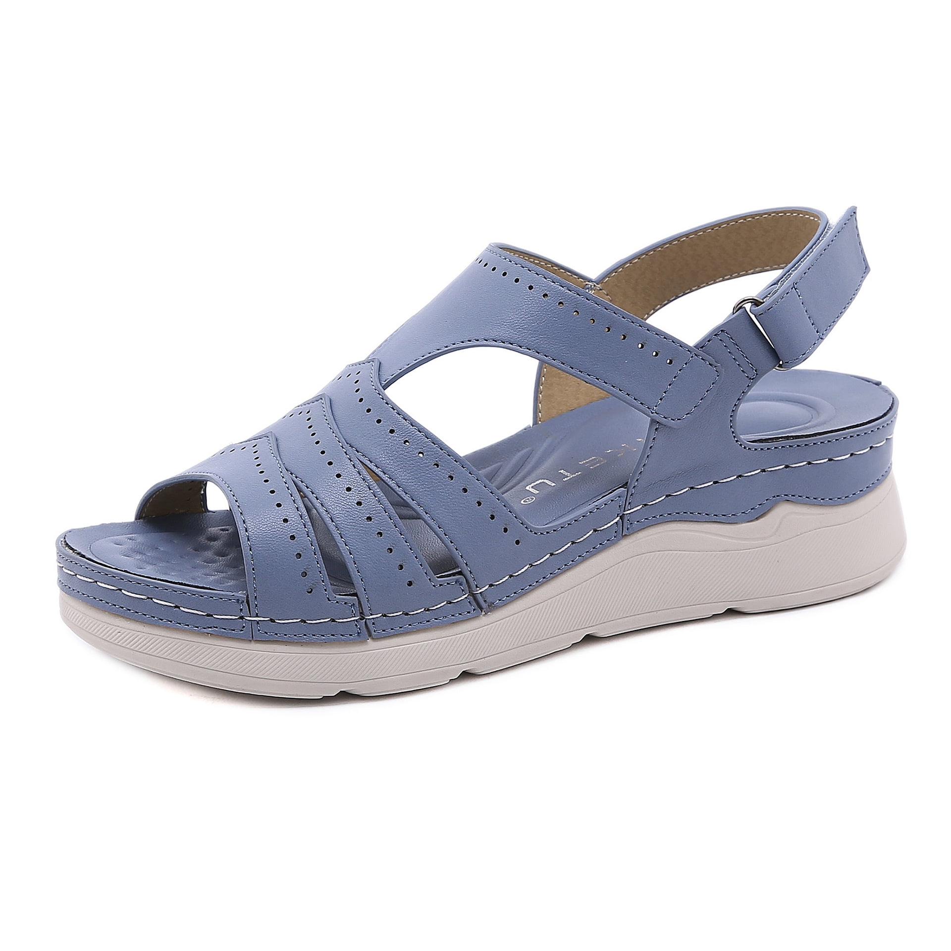 Women Comfortable Sandals Orthotic Walking Sandals Orthopedic Arch ...