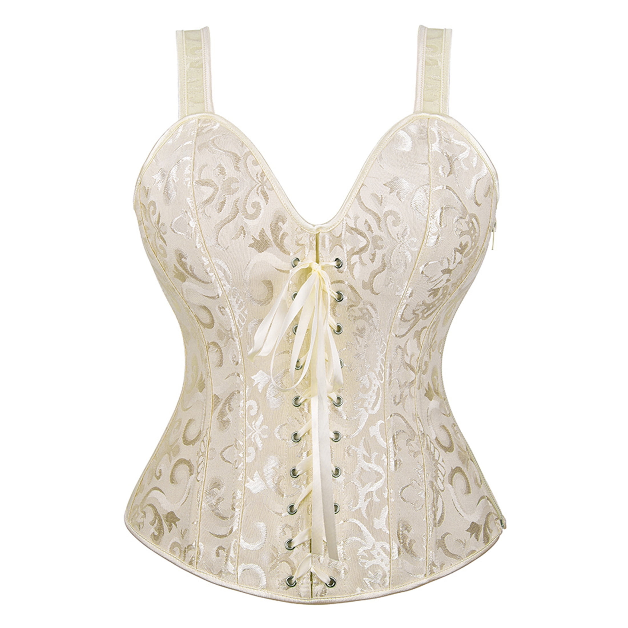 Plus Size Lace Up Corset
