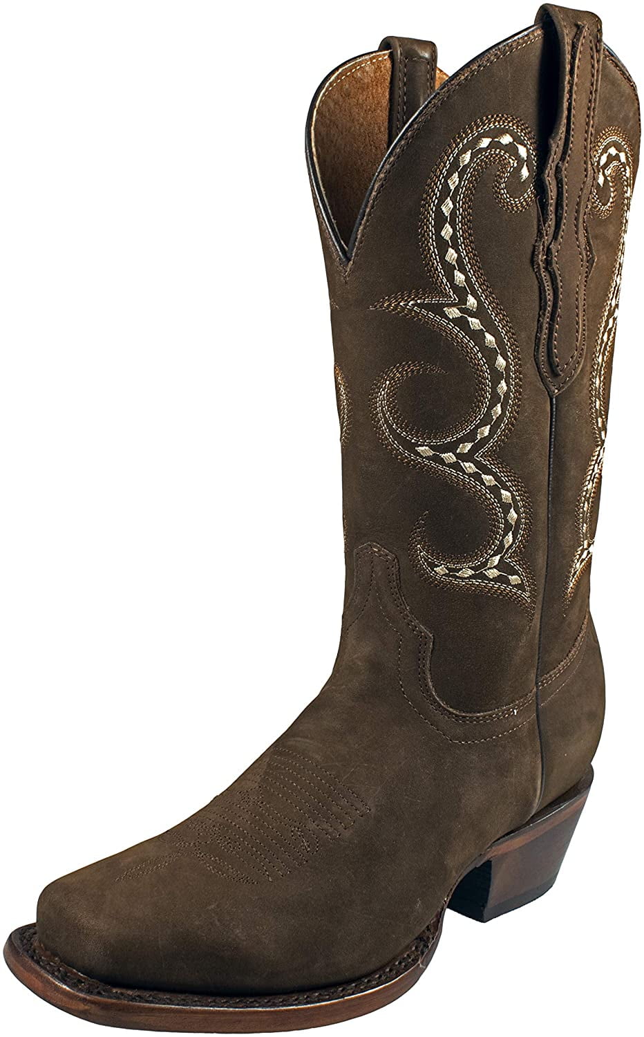 Women Cowgirl Boots Rodeo Western Leather Wester, Leather Square Toe ...