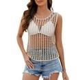 Women Crochet Cover Up Handmade 2024 Summer Crochet Bikini