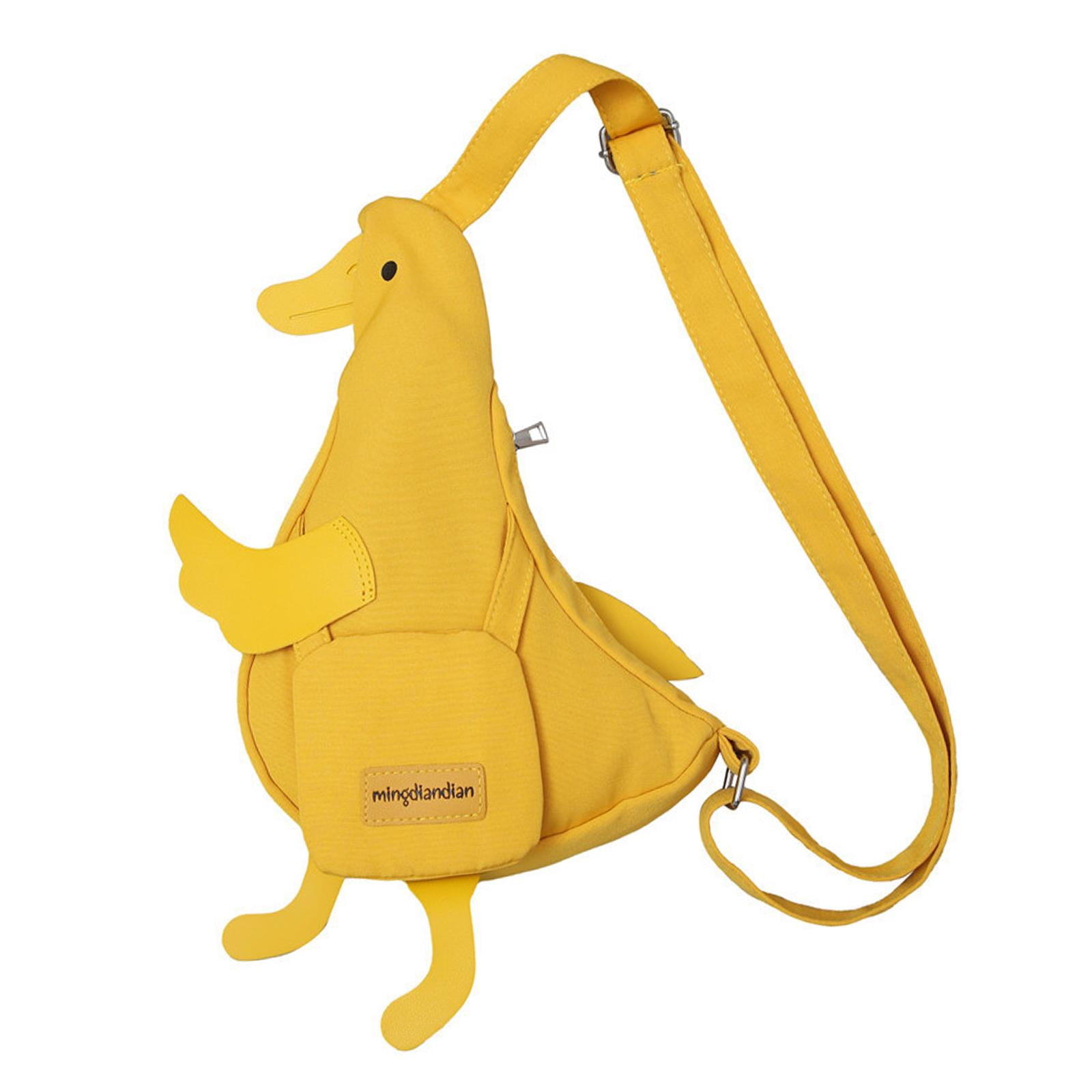 Women Crossbody Bag Duck Shaped Shoulder Bag Zipper Pouch Travel Bag ...