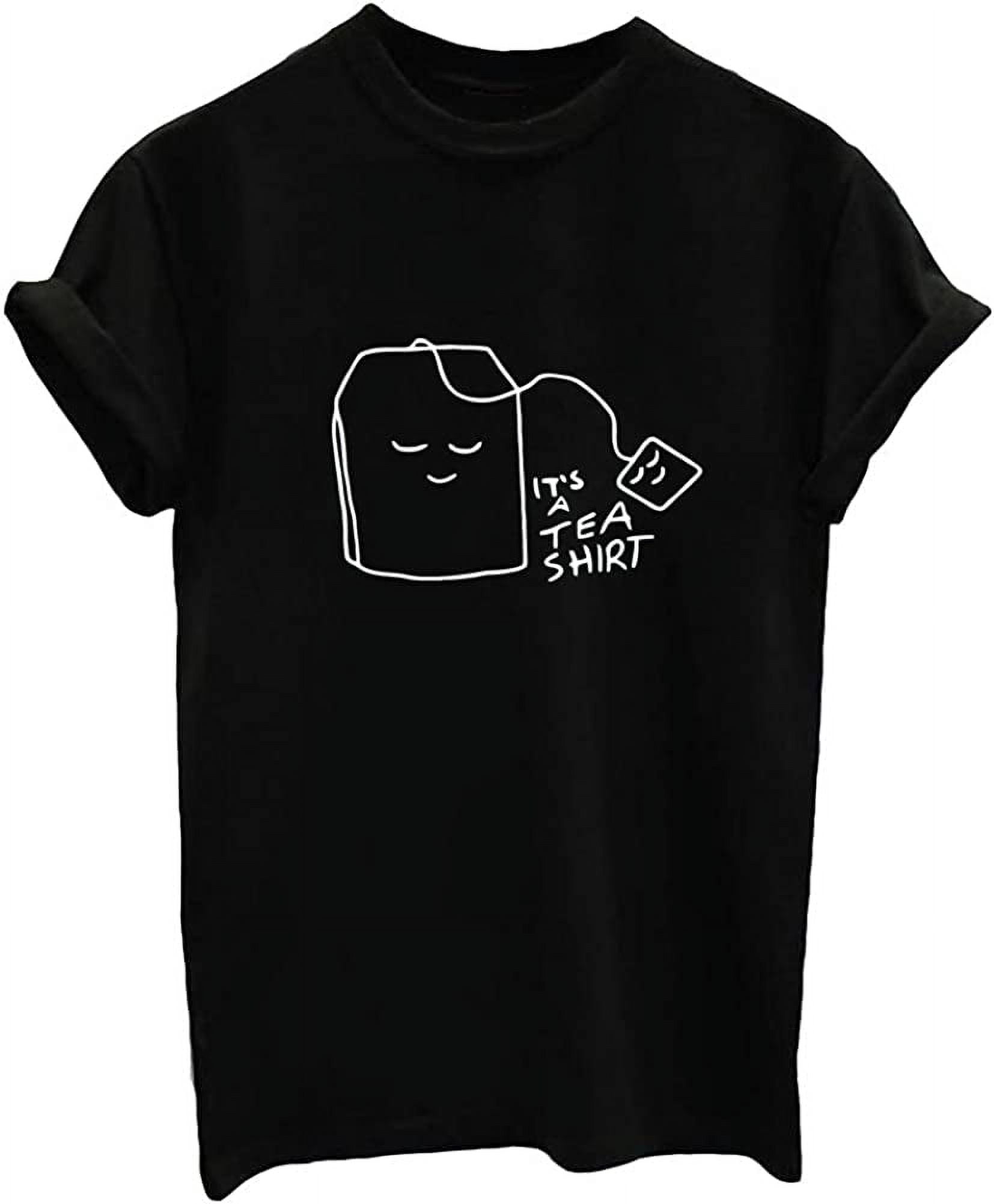 Women Cute Graphic T Shirts Teen Girls Summer Funny Tops - Walmart.com