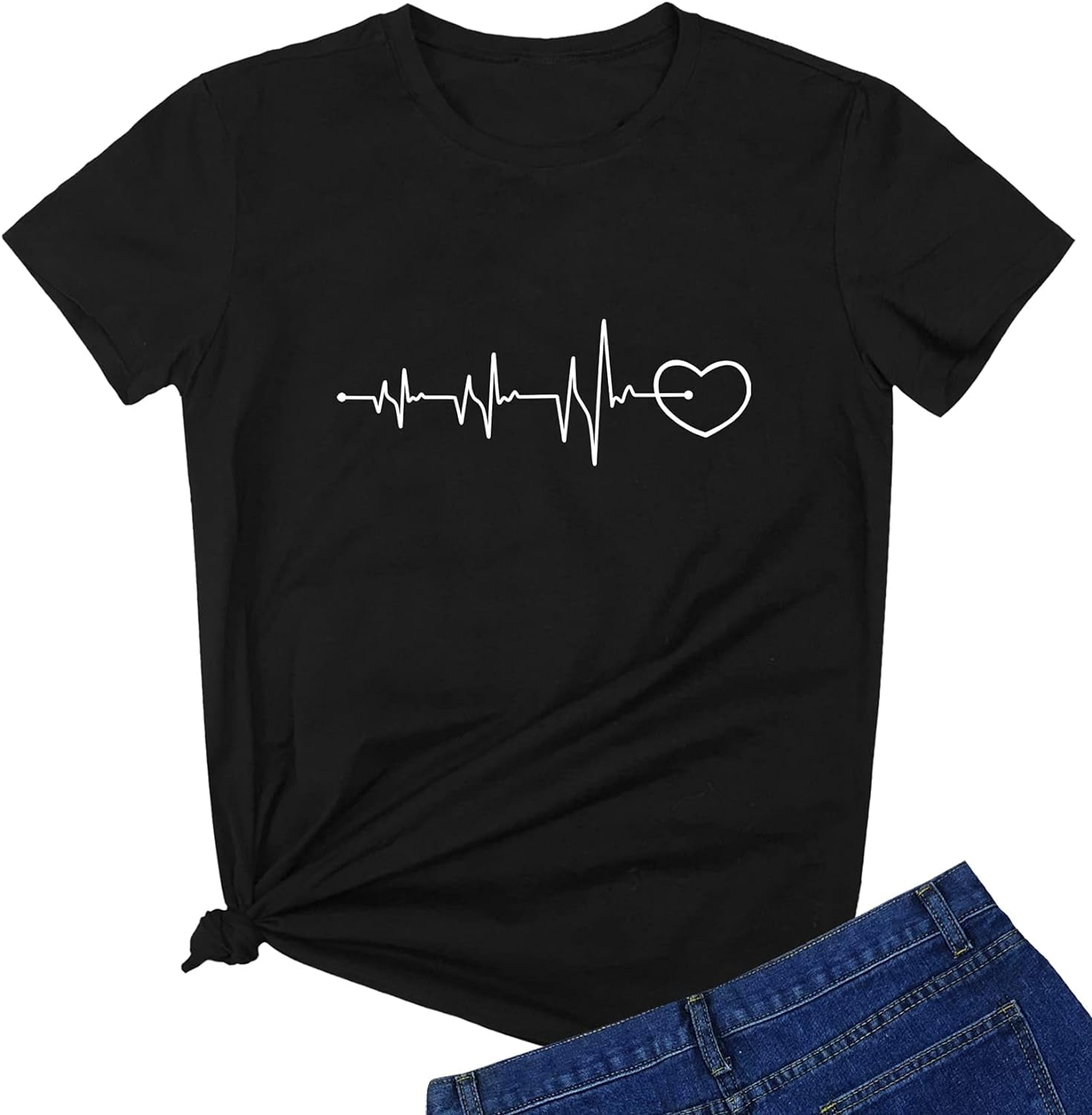 Women Cute Graphic Tees Cotton Tshirts - Walmart.com