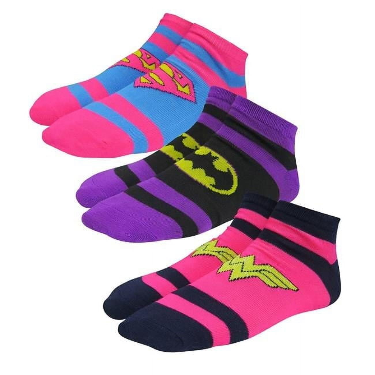 Women DC Trinity Striped Low-Cut Sock - Pack of 3 - Walmart.com