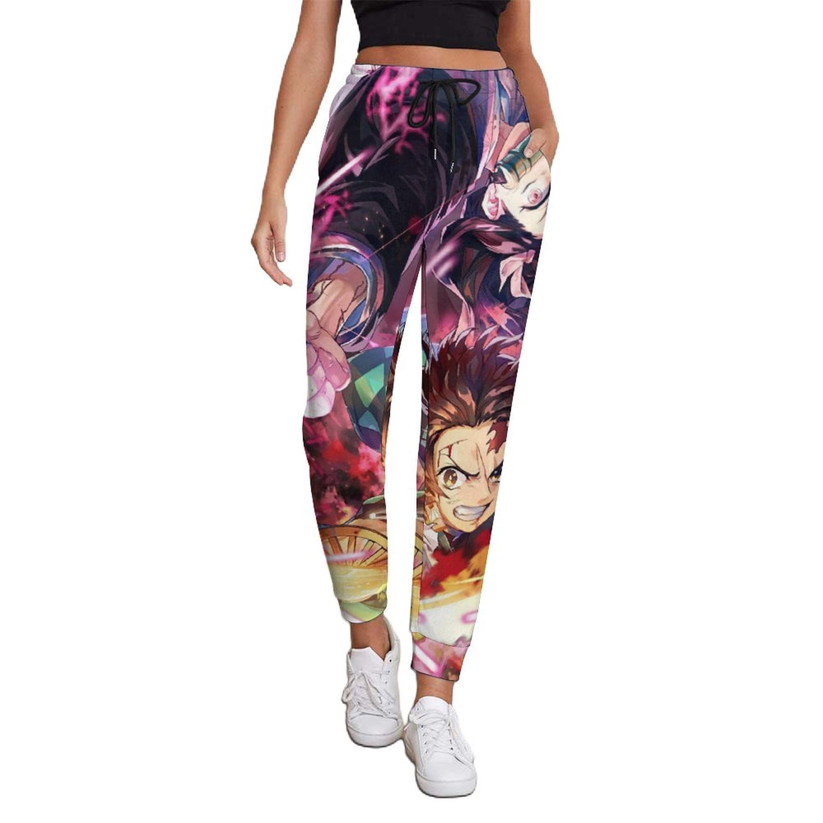 Women Demon Slayer Sweatpants Lounge Pants Jogger Pants Lightweight ...