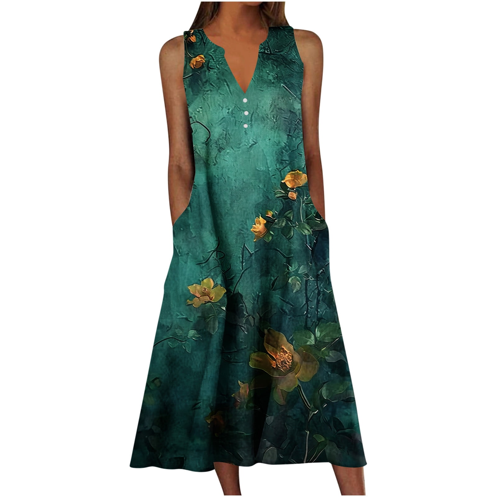 Women Dresses Clearance Under $10! Xqxayjr Ladies Maxi Dress with ...