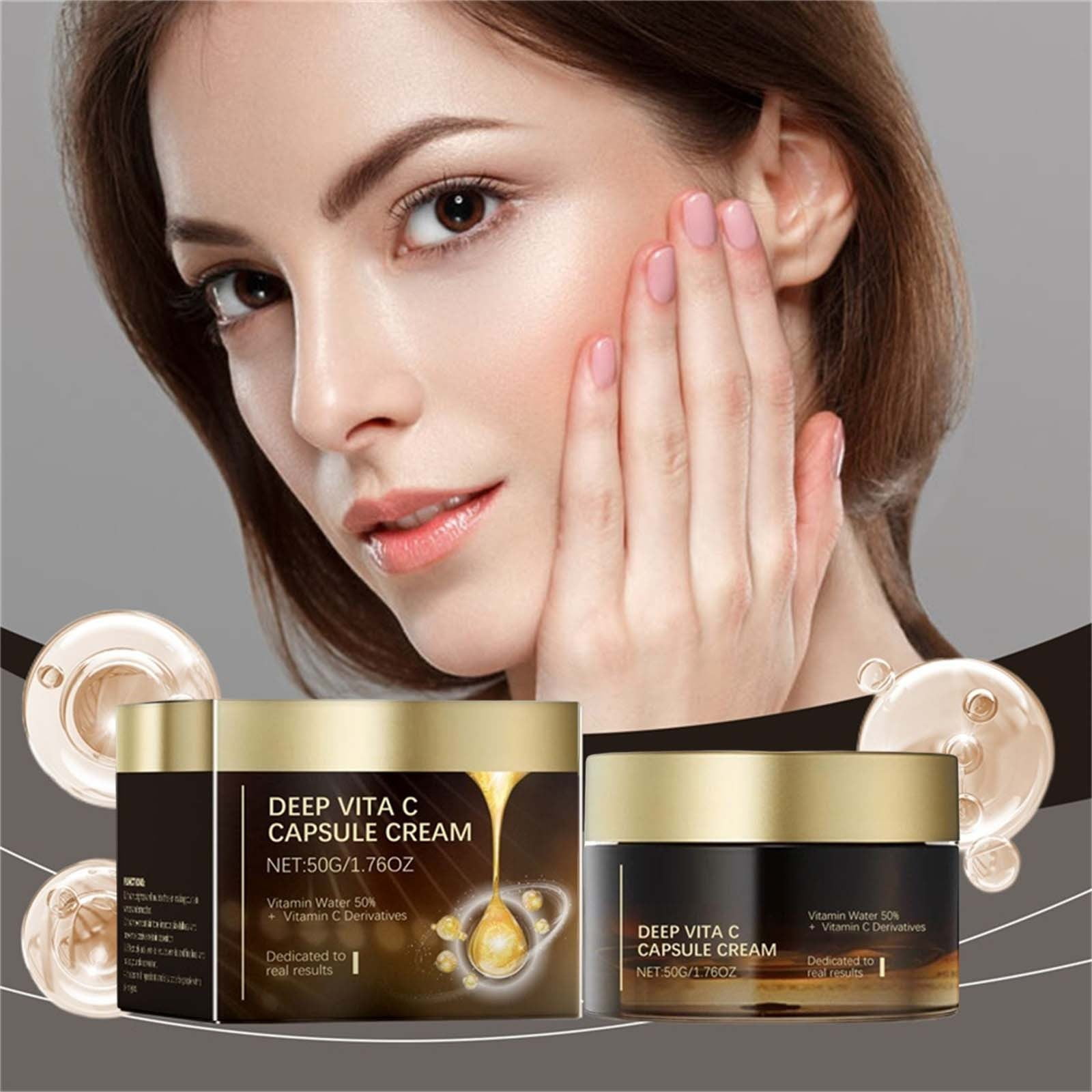 Women Face Cream Moisturizer Capsule Facial Moisturizer 55g Tightens ...