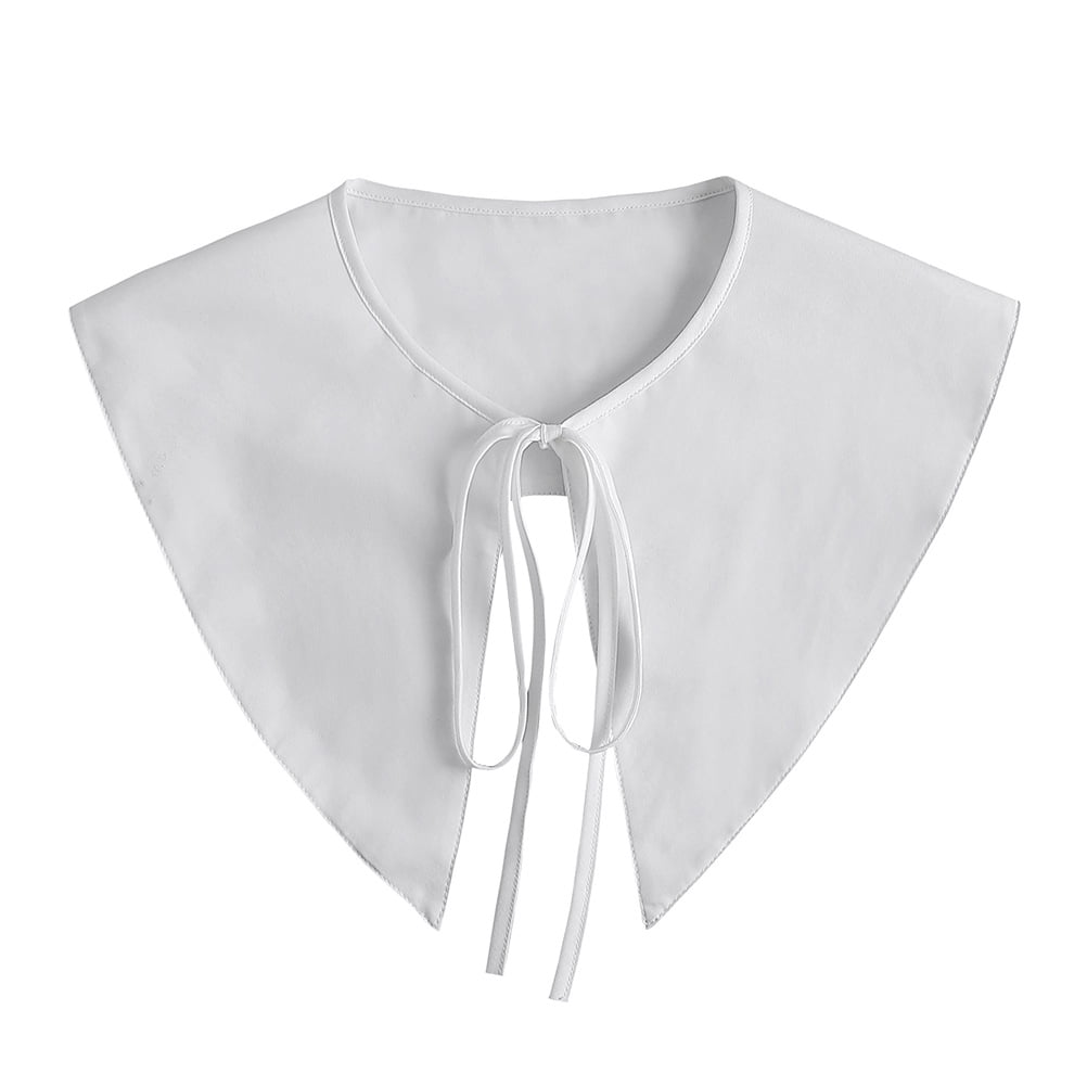 MERRYHAPY Shirt False Collar White Cotton 1Set - Walmart.com
