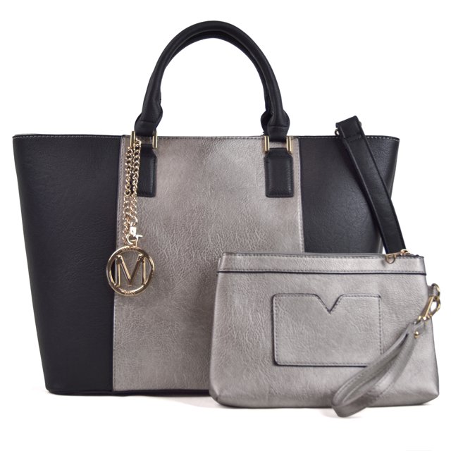 Women Fashion Handbags Wallet PU Leather Shoulder Tote Bag Top Handle ...