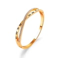 Women Fashion Jewelry Luxurious Golden Silver Crystal Roman Numeral