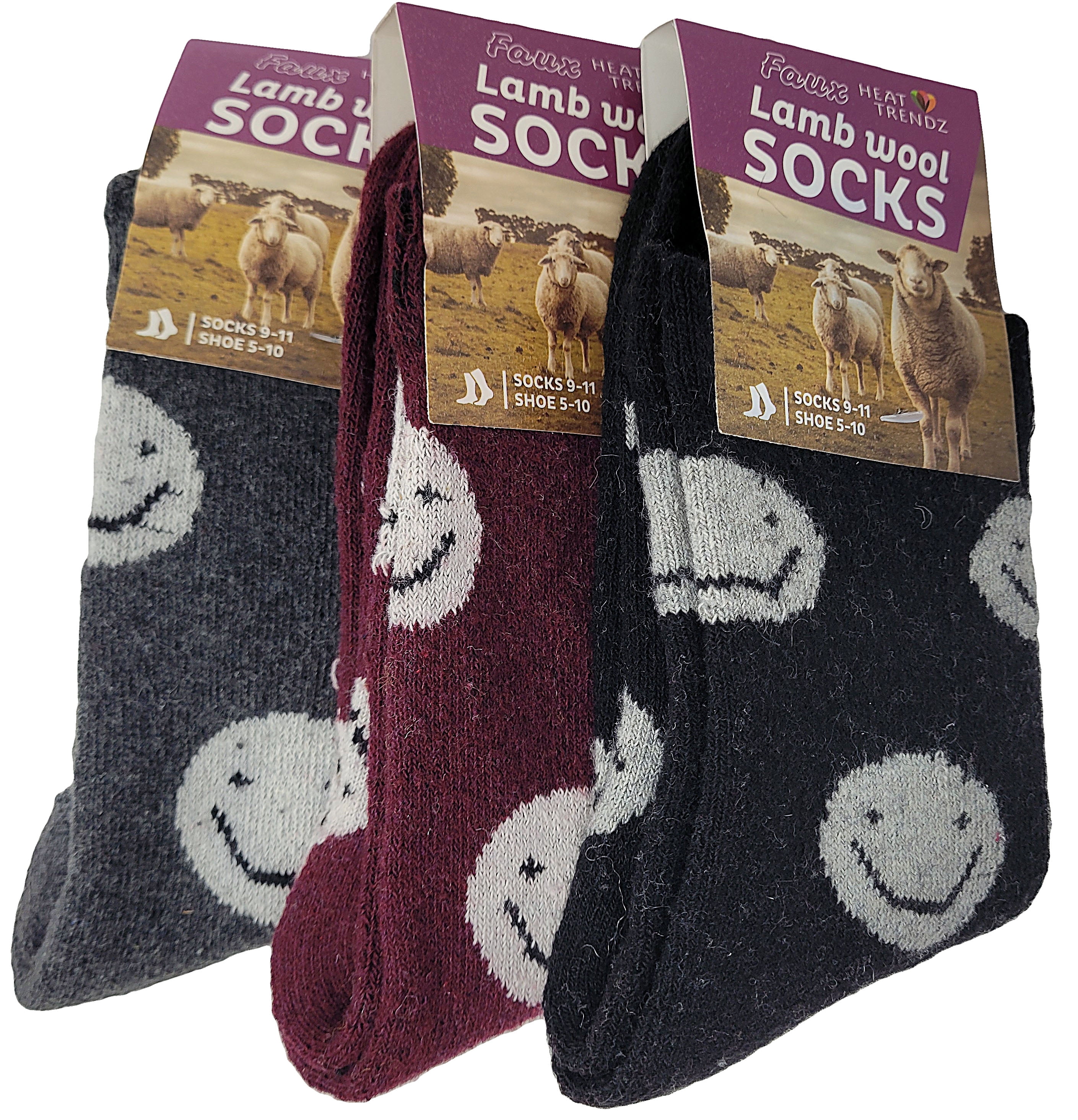 Women Faux Lamb Wool Socks, Thermal Warm Cozy Soft Ladies Crew Socks ...