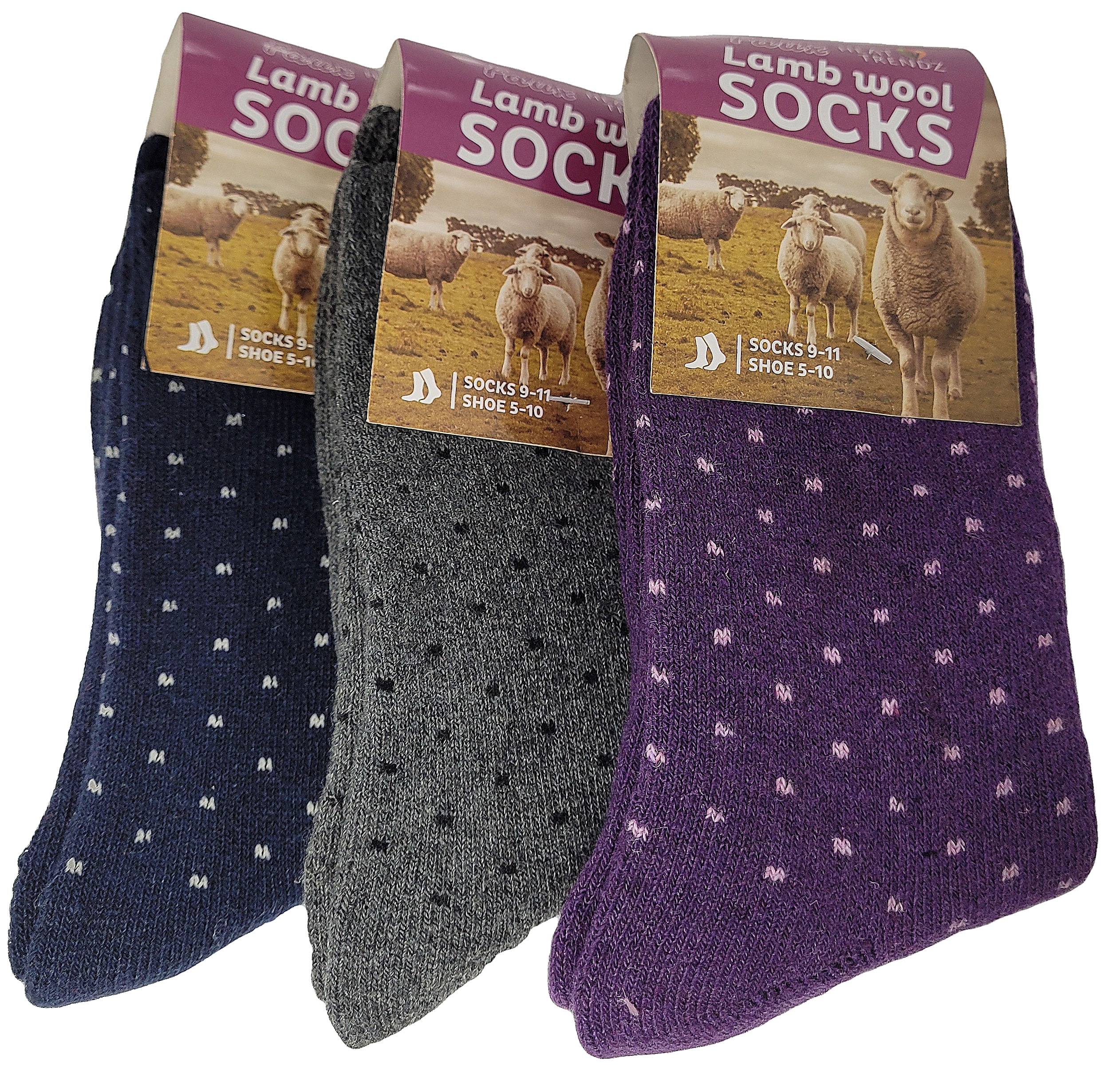 Women Faux Lamb Wool Socks, Thermal Warm Cozy Soft Ladies Crew Socks ...