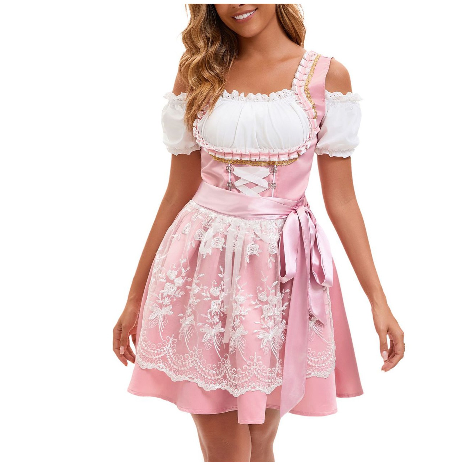 Women Festival Elegant Court Dress Stage Performance Outfit Party ...