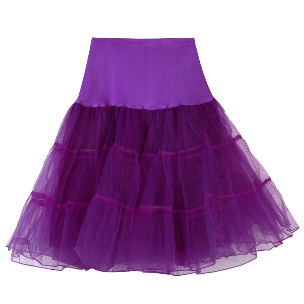 KTMKH Women Floral Tutu Tulle Skirt Good Quality High Waist Pleated ...