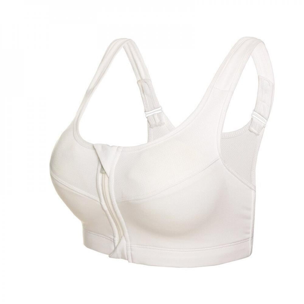 Women Front Zipper Closure Push Up Bras Shockproof Fitness Vest ... Women Front Zipper Closure Push Up Bras Shockproof Fitness Vest ...