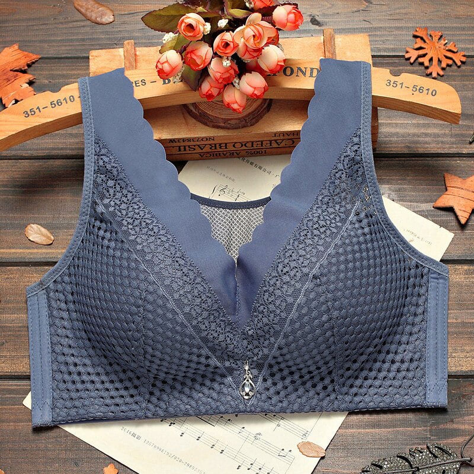 Women' Full Coverage Bra Wirefree Seamless Bra Wirefree Bra with ...