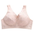 Women Full Support 2024 Front Closing Bras For Seniors Wireless Older