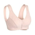 Women Full Support Front Closure Bra For Seniors Lifting Front Closing