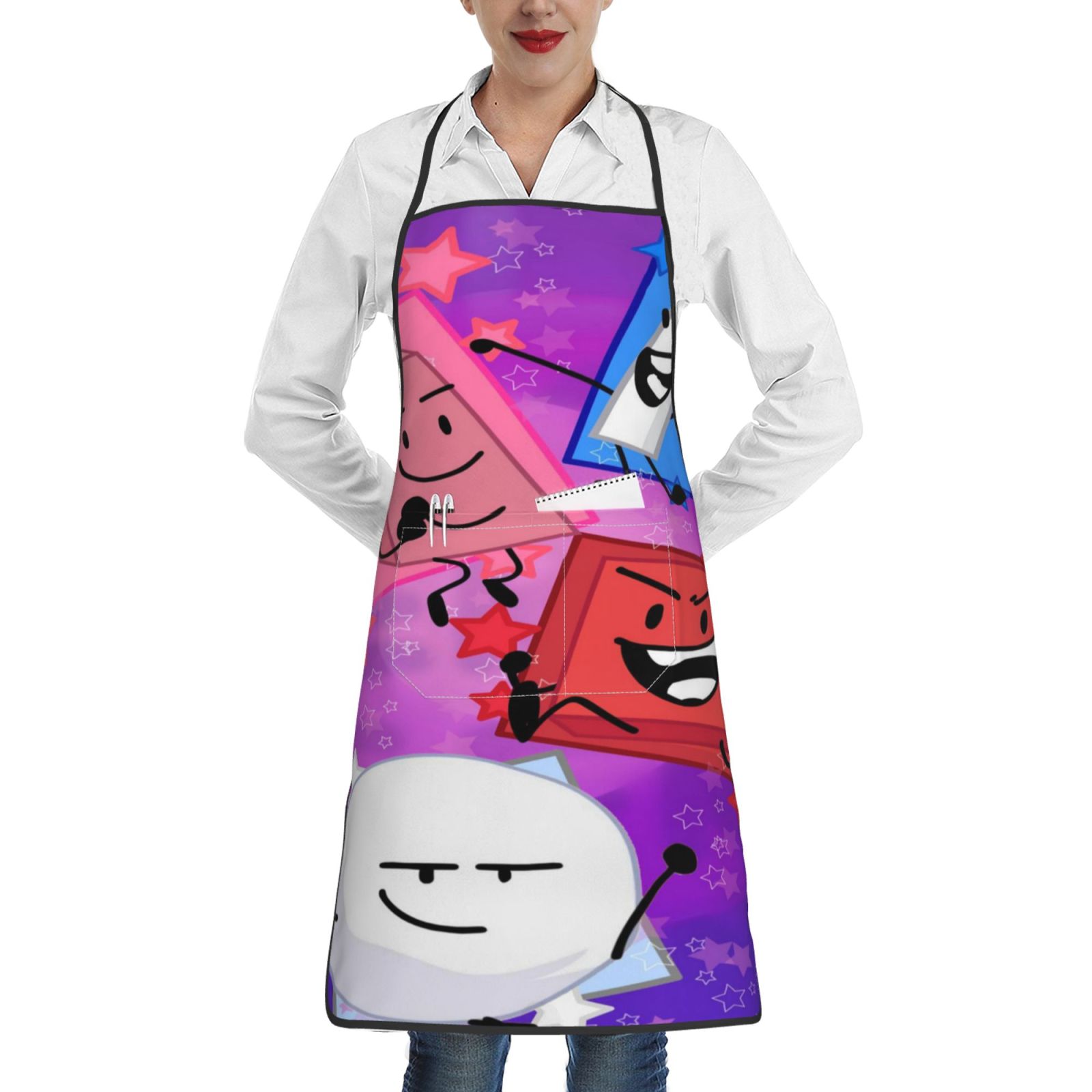 Women Game BFDI Battle For Dream Island Apron Adults Kitchen Cooking ...