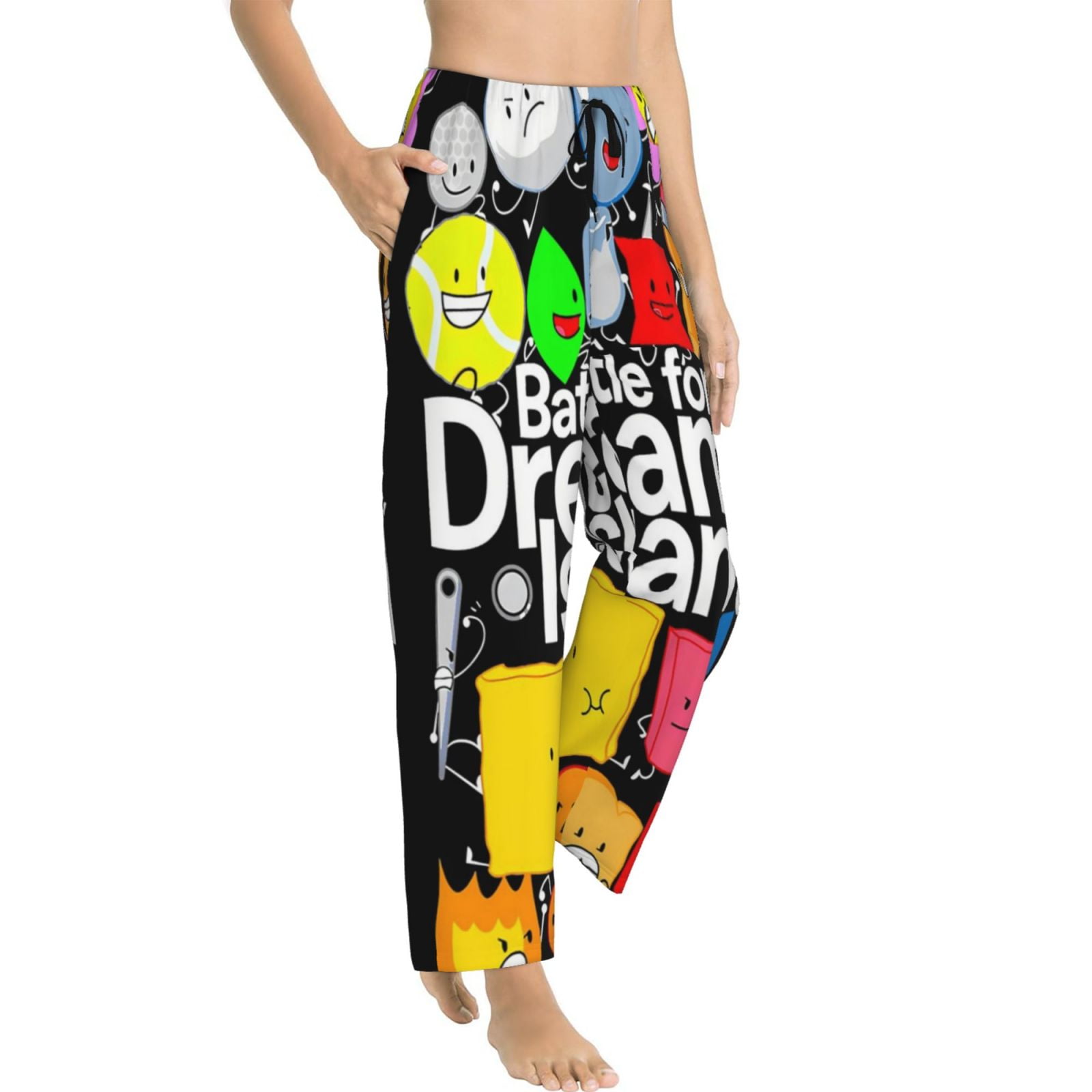 Women Game BFDI Battle For Dream Island Lounge Pajama Pants Cute ...