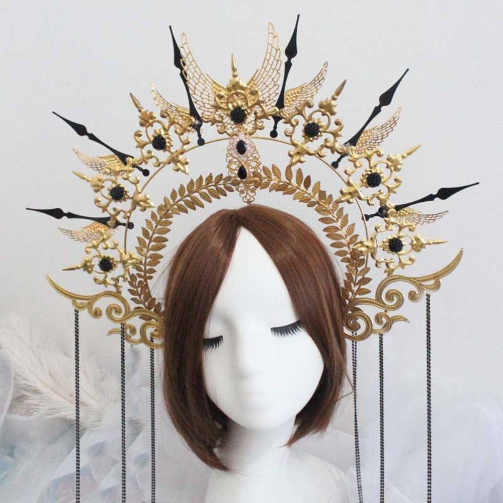 Women Girl Headdress Parts Vintage DIY Crown Material Kits Gothic ...