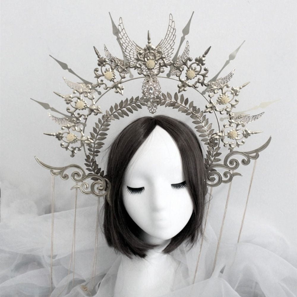 Women Girl Headdress Parts Vintage DIY Crown Material Kits Gothic ...