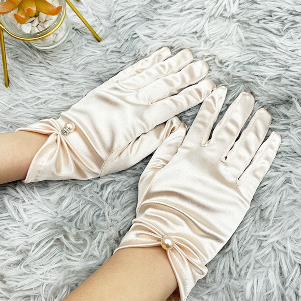 Women Girls Clothing Accessories Stage Gloves Dance Mittens Long Finger ...