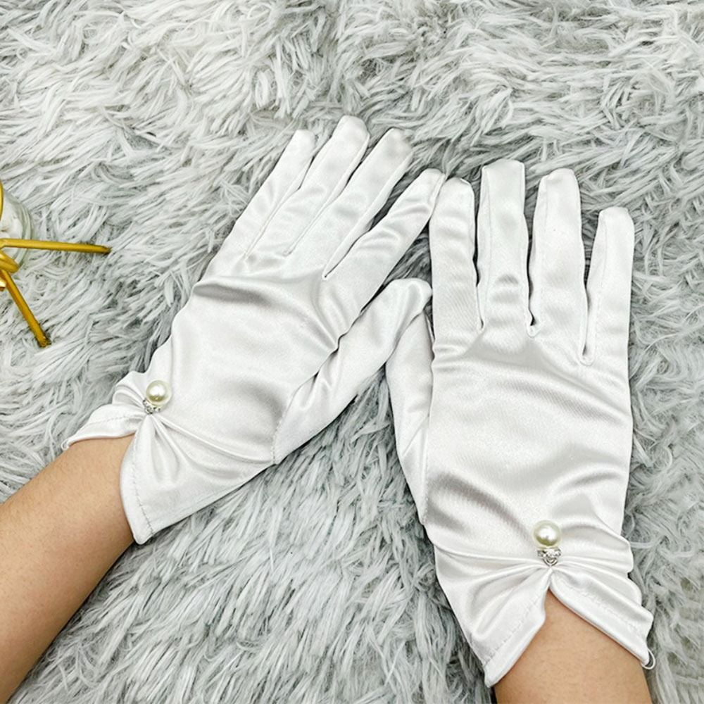 Women Girls Clothing Accessories Stage Gloves Dance Mittens Long Finger ...