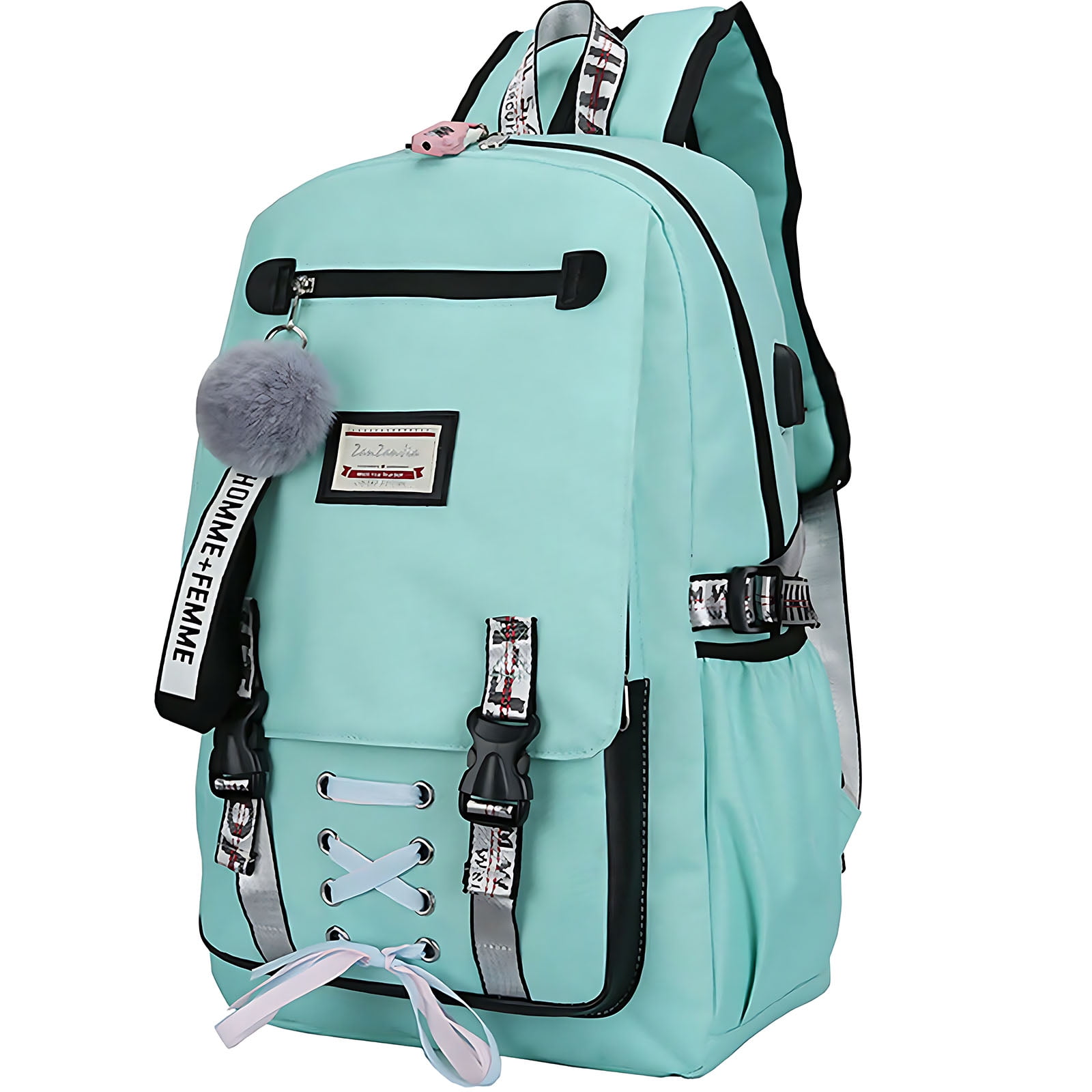 Women's Waterproof School Backpack with Big Storage, Campus Charger ...