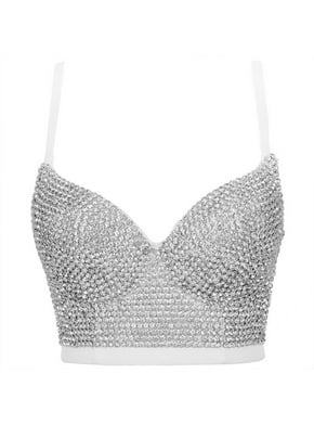 Rhinestone Bra