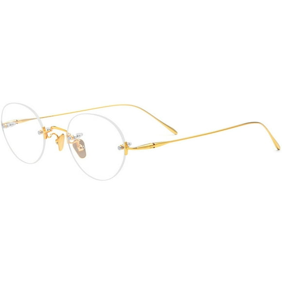 Gold Eyeglass Frame