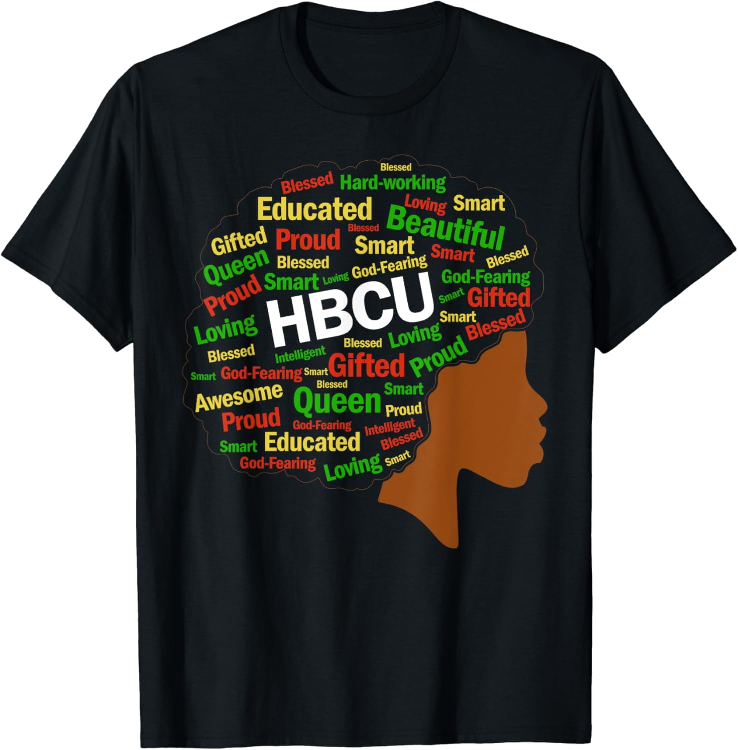 Women HBCU Grad Afro History Girls Historical Black College T-Shirt - Walmart.com