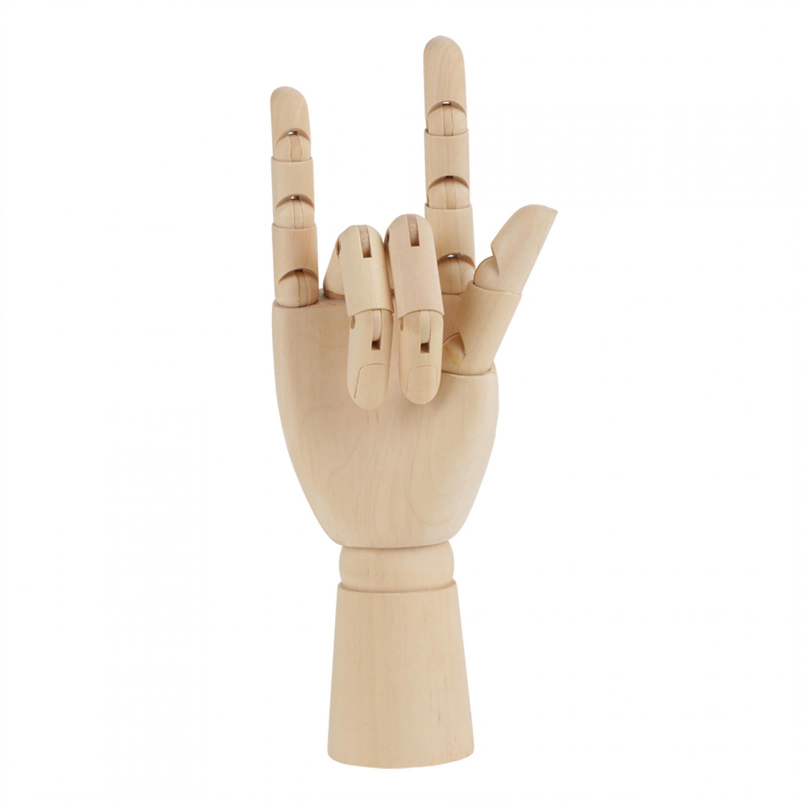 Women Hand Body Artist Model, Jointed Articulated Wood Sculpture ...