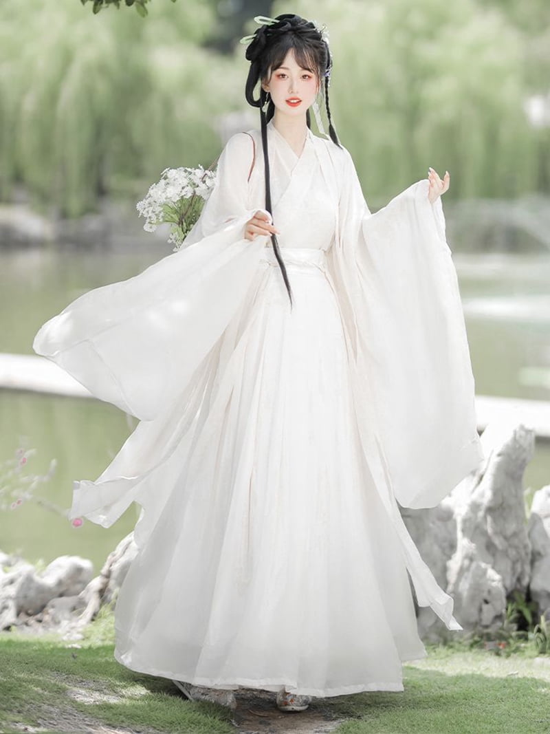 Women Hanfu Dress Traditional Hanfu Dance Dress Cosplay Costume Summer ...