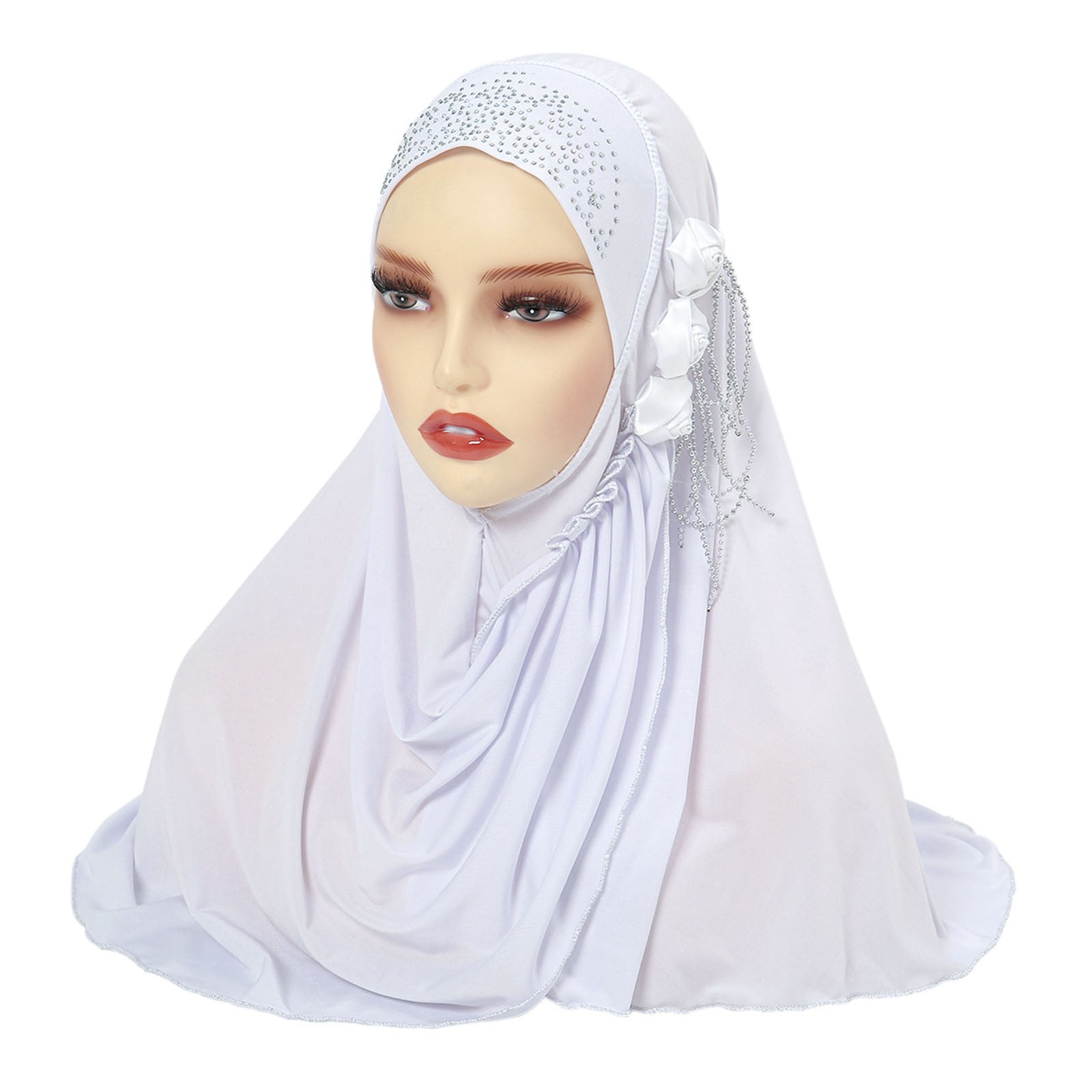 Women Hat Ruffle Cancer Chemo Turban Wrap Cap Scarf Shawl Knotted Headband Pack