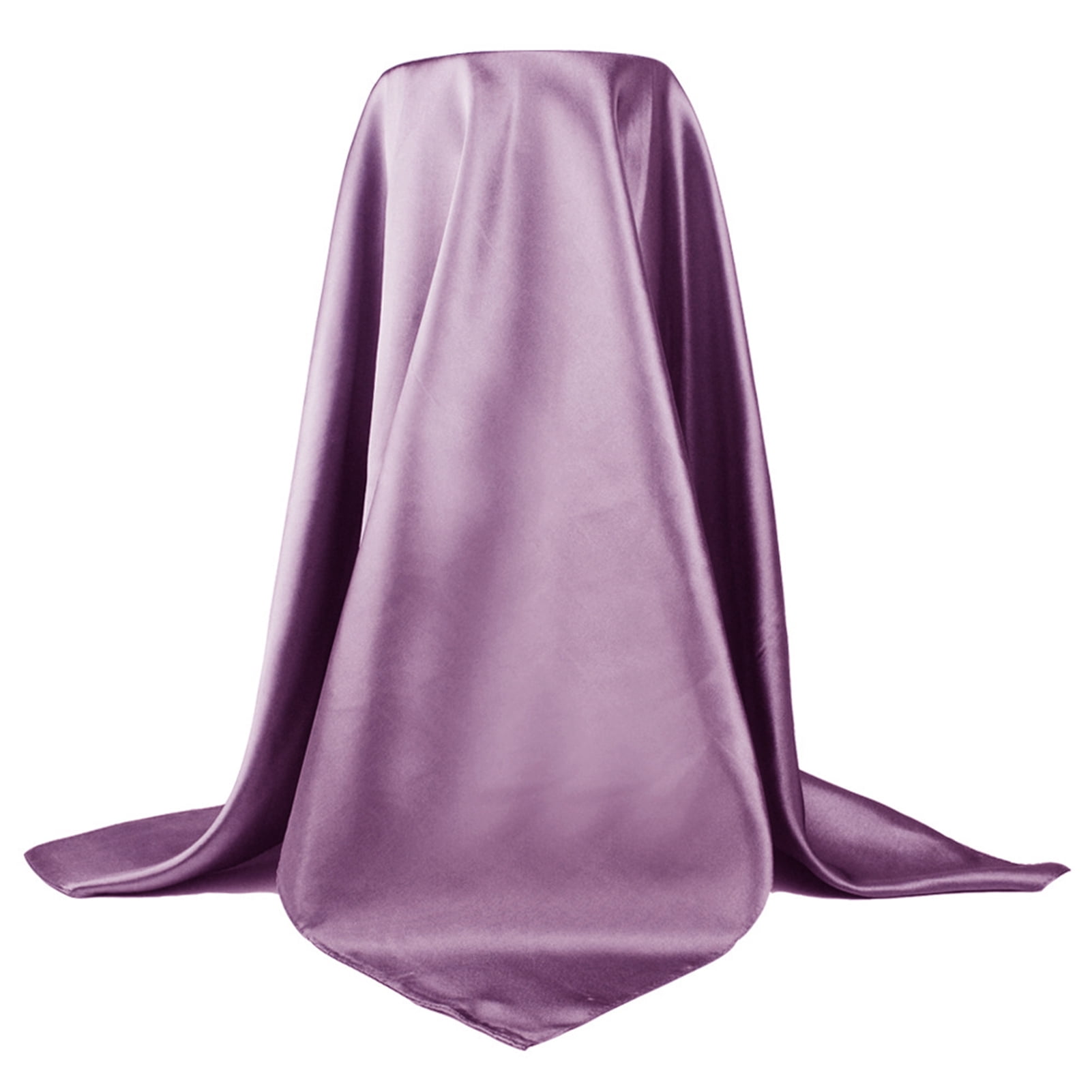 Women Head Scarf, Large Fashion Square Solid Color Silk Like Scarf ...