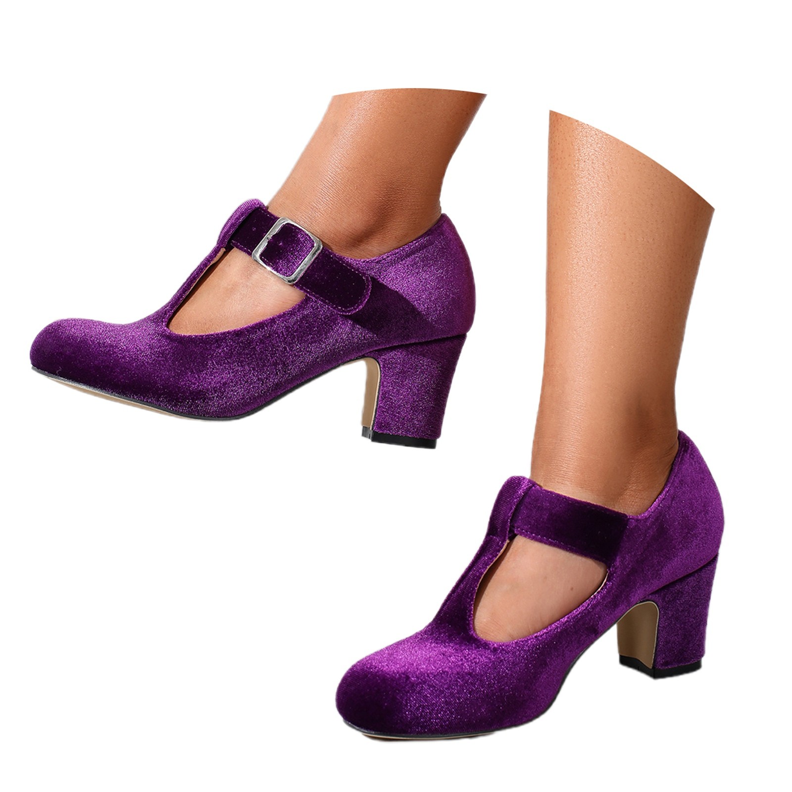 Women Heels Open Toe Platform High Heels for Women Party Elegant Mary ...