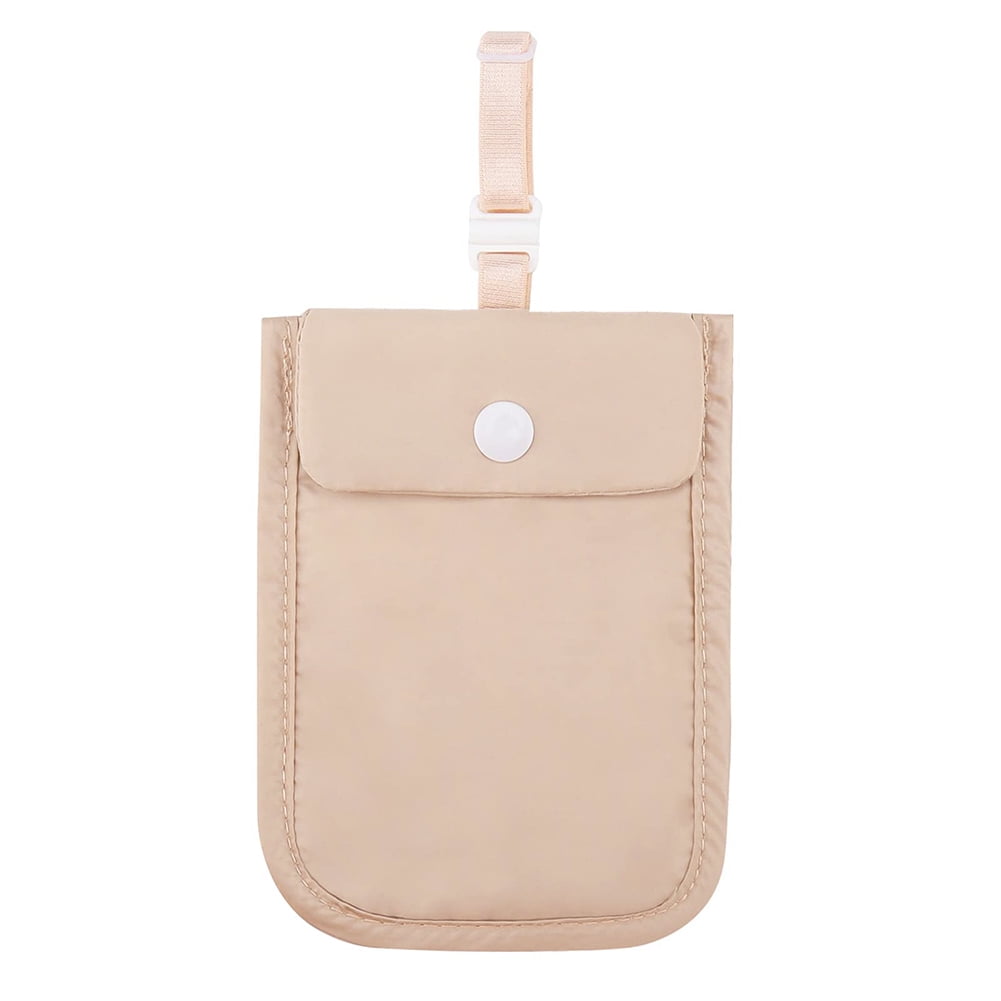 Women Hidden Bra Wallets Cotton Pickpocket Proof Bag for Money ...