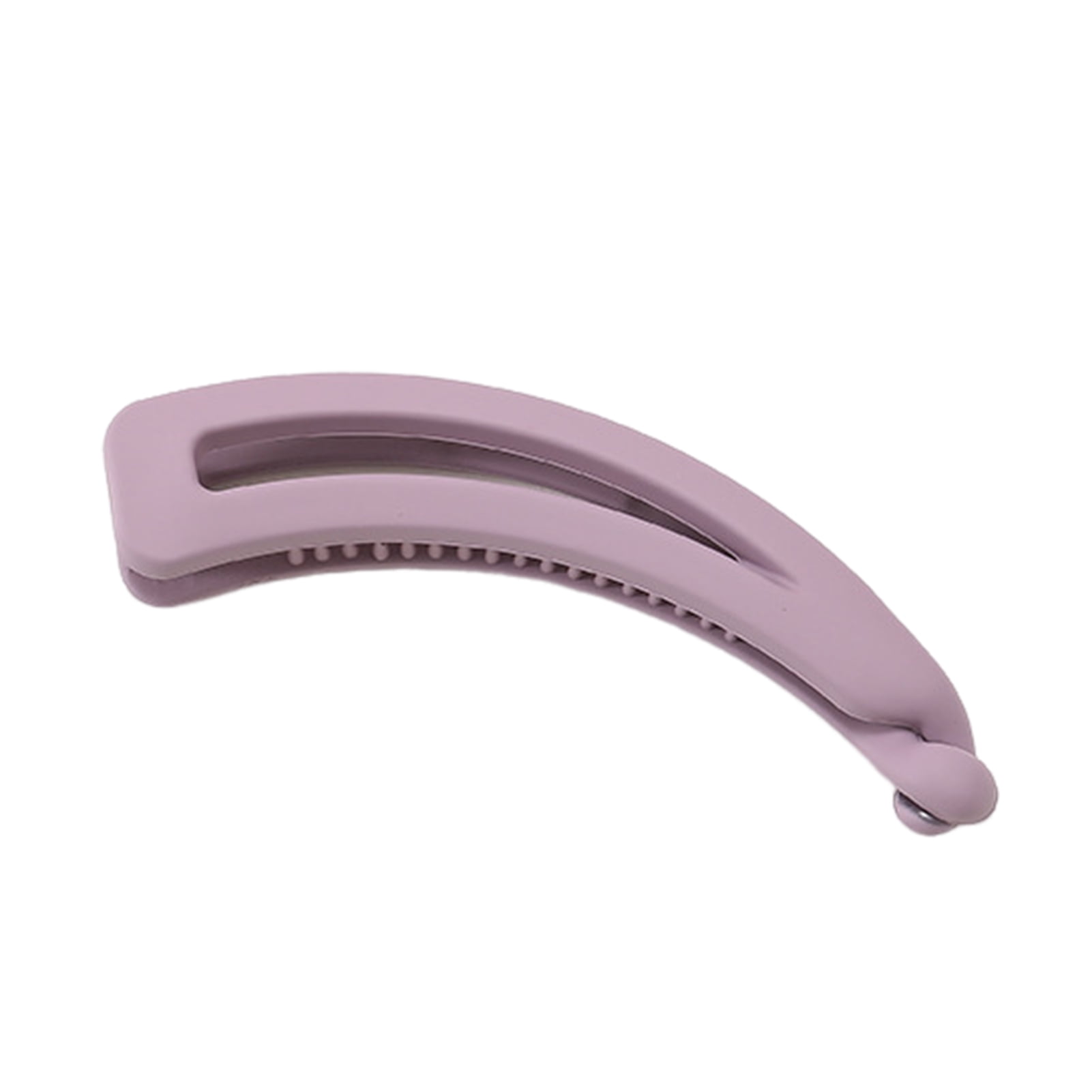 Women Horsetail Hair Claw Banana Shape Plastic Back Head Hair Clip ...