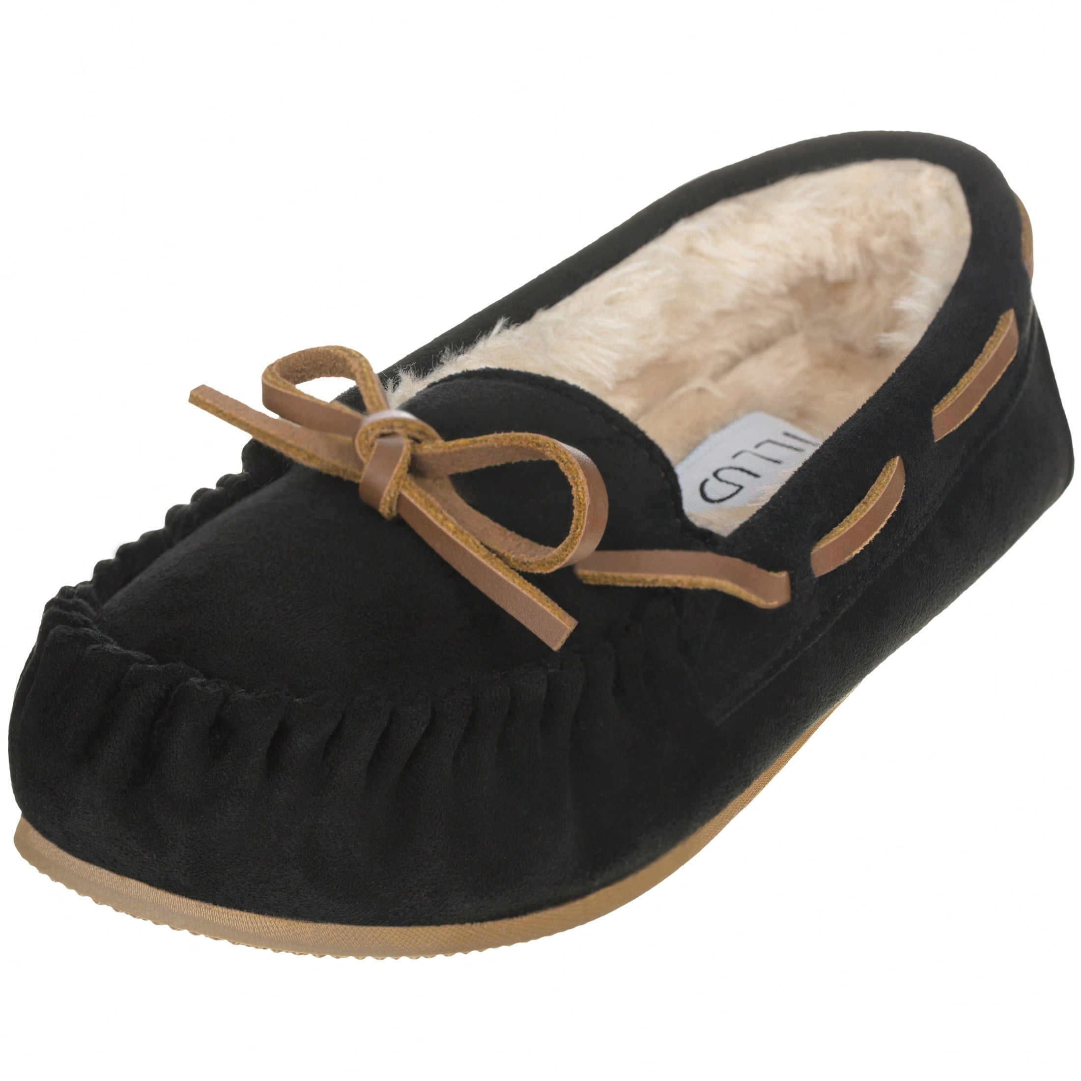 Women House Slippers Faux Furs Indoor Outdoor Moccasin Shoes Fuzzy ...