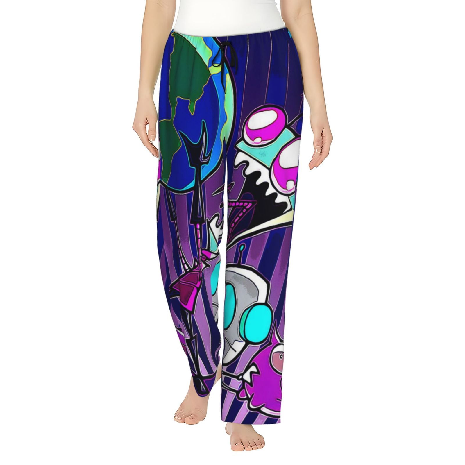 Women Inva-Der Monster Z1m Gir Pajamas Pant 3d Printed Sleepwear ...